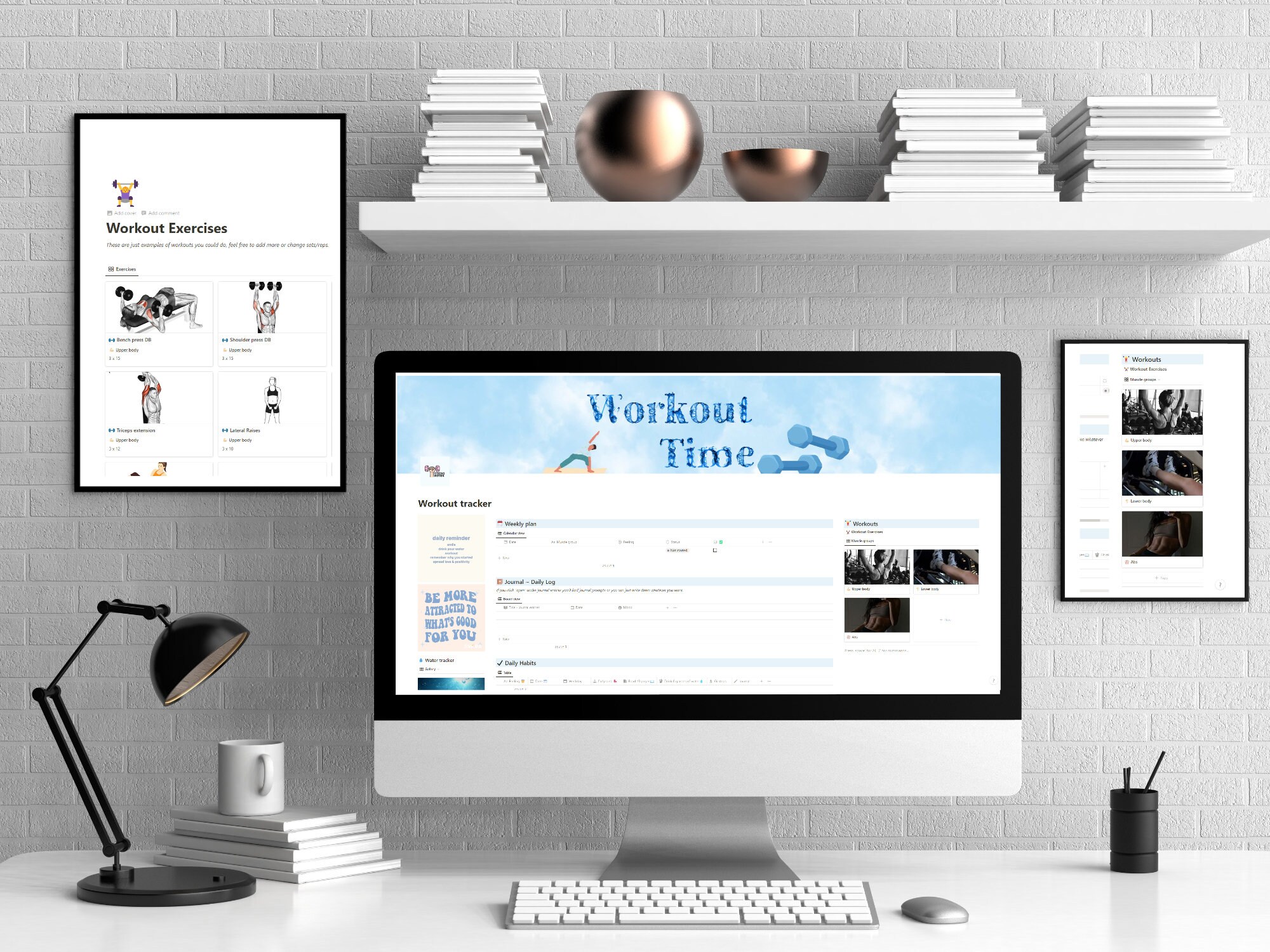 Workout Tracker Notion Template - Etsy