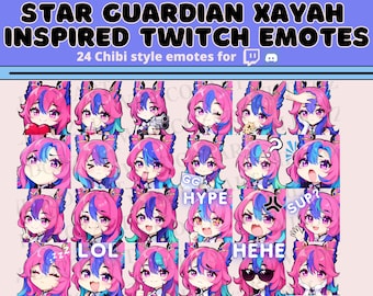 Lux Spooked Emote for Twitch/discord/youtube Custom Twitch Emotes ...