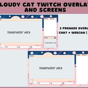 CLOUDY CAT Animated Twitch Screens and Overlays - Be Right Back ...