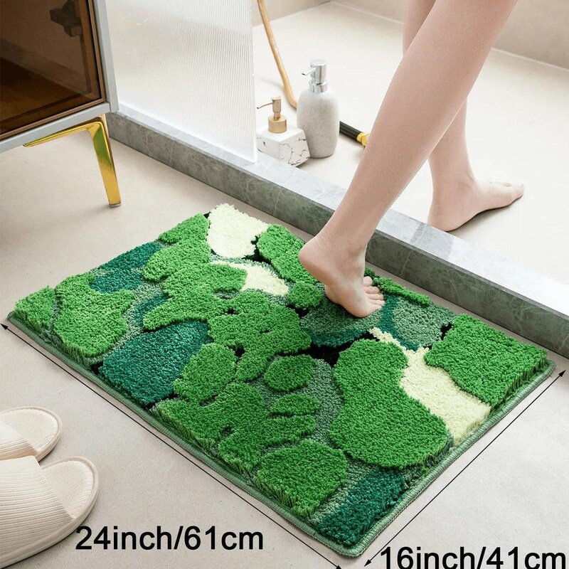 Green Bath Mat - Etsy
