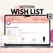 Notion Template: Purchase Tracker and Wish List - Etsy UK