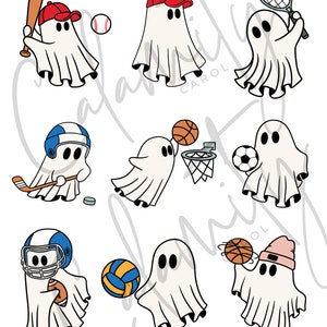 Cute Ghost SVG Bundle for Vinyl, HTV or Clip Art Projects - Etsy