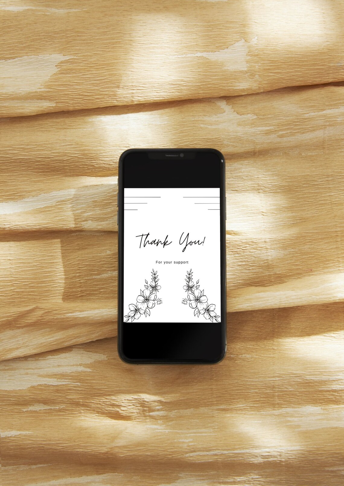 Thank You Card Thank You Card Printable Thank You Card Digital Thank ...