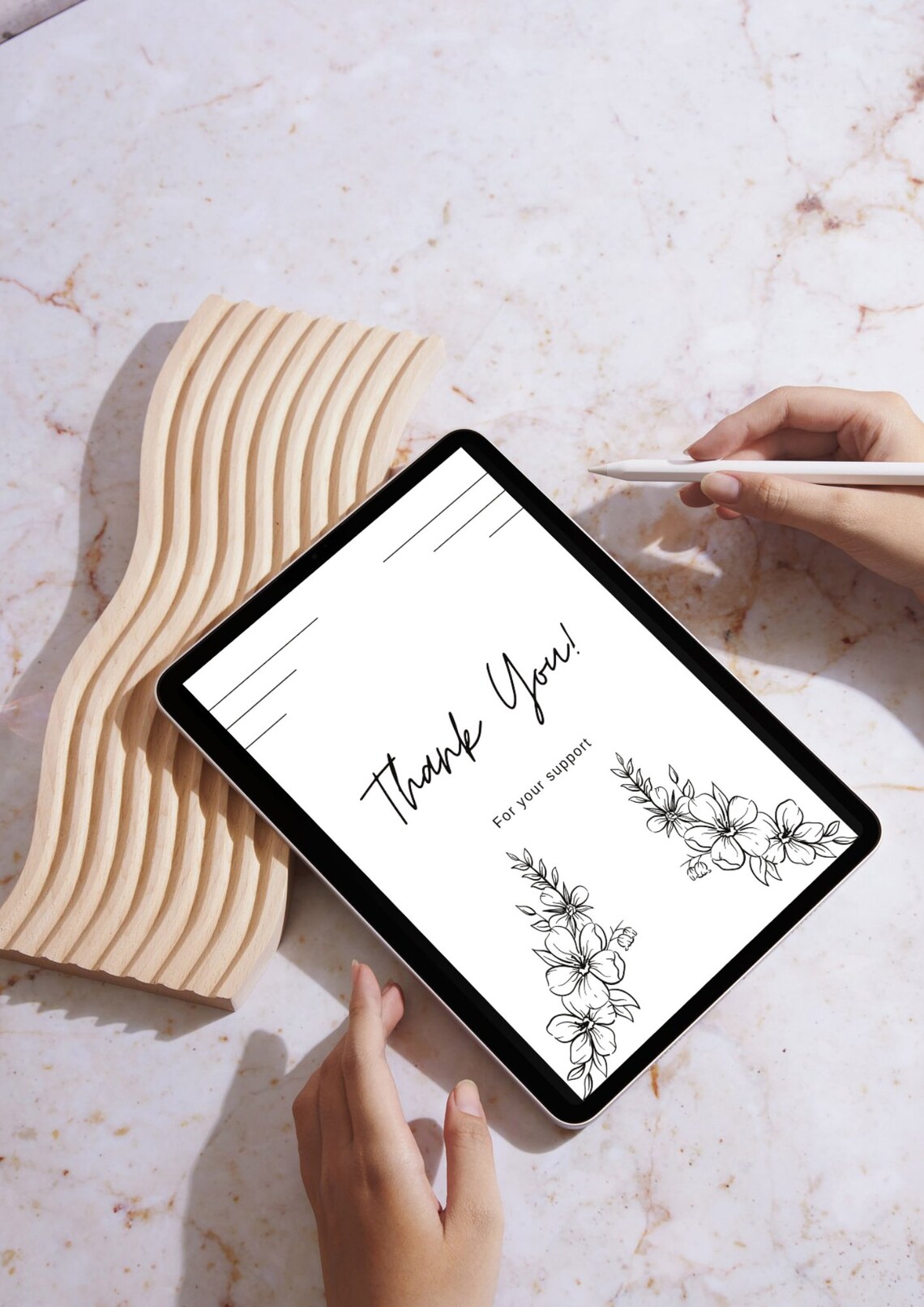 Thank You Card Thank You Card Printable Thank You Card Digital Thank ...