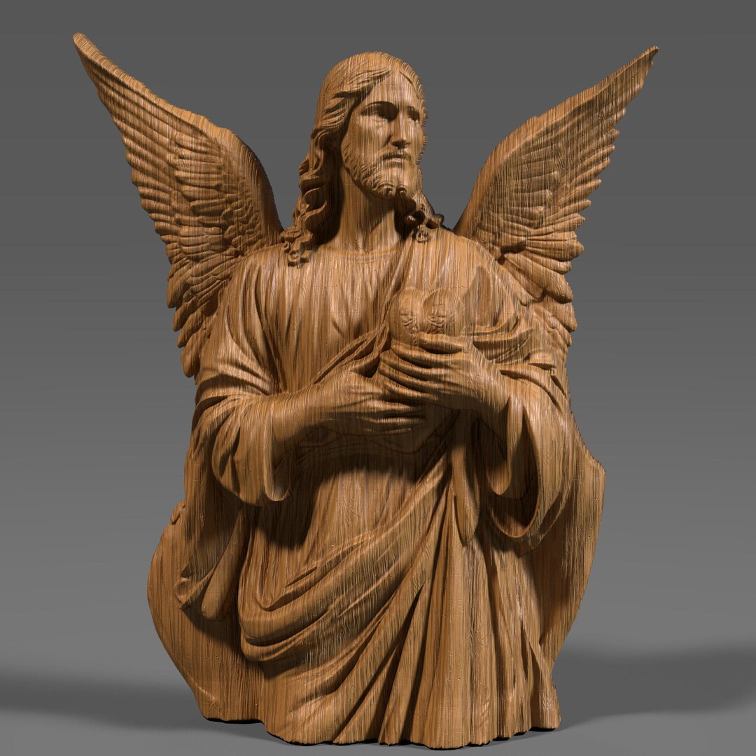 Jesus Christ 3D STL | Easter CNC Wood Carving | Christian Wall Art ...