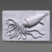 Squid Bas Relief 3D Model: CNC Laser Engraving (STL + Depth Map) - Etsy