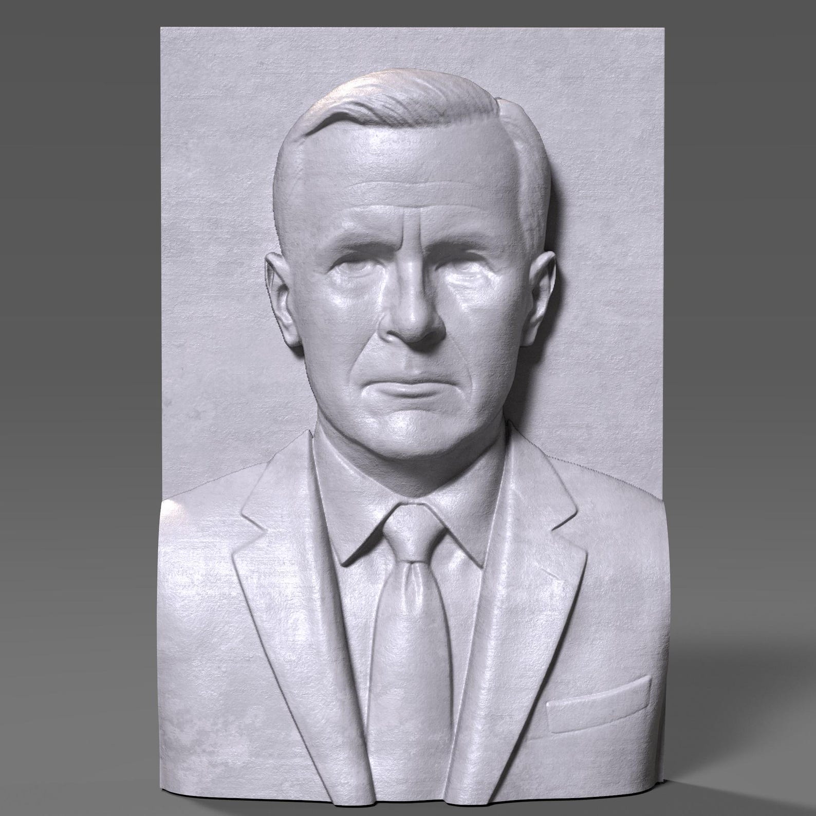 Mark Carney Portrait Relief: 3D STL File for CNC, Laser, 3D Printing - Etsy
