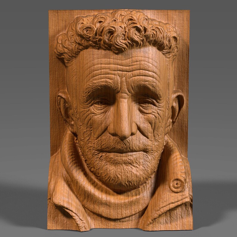 Custom 3D Bas-relief Portrait: Personalized Photo to STL File (digital ...