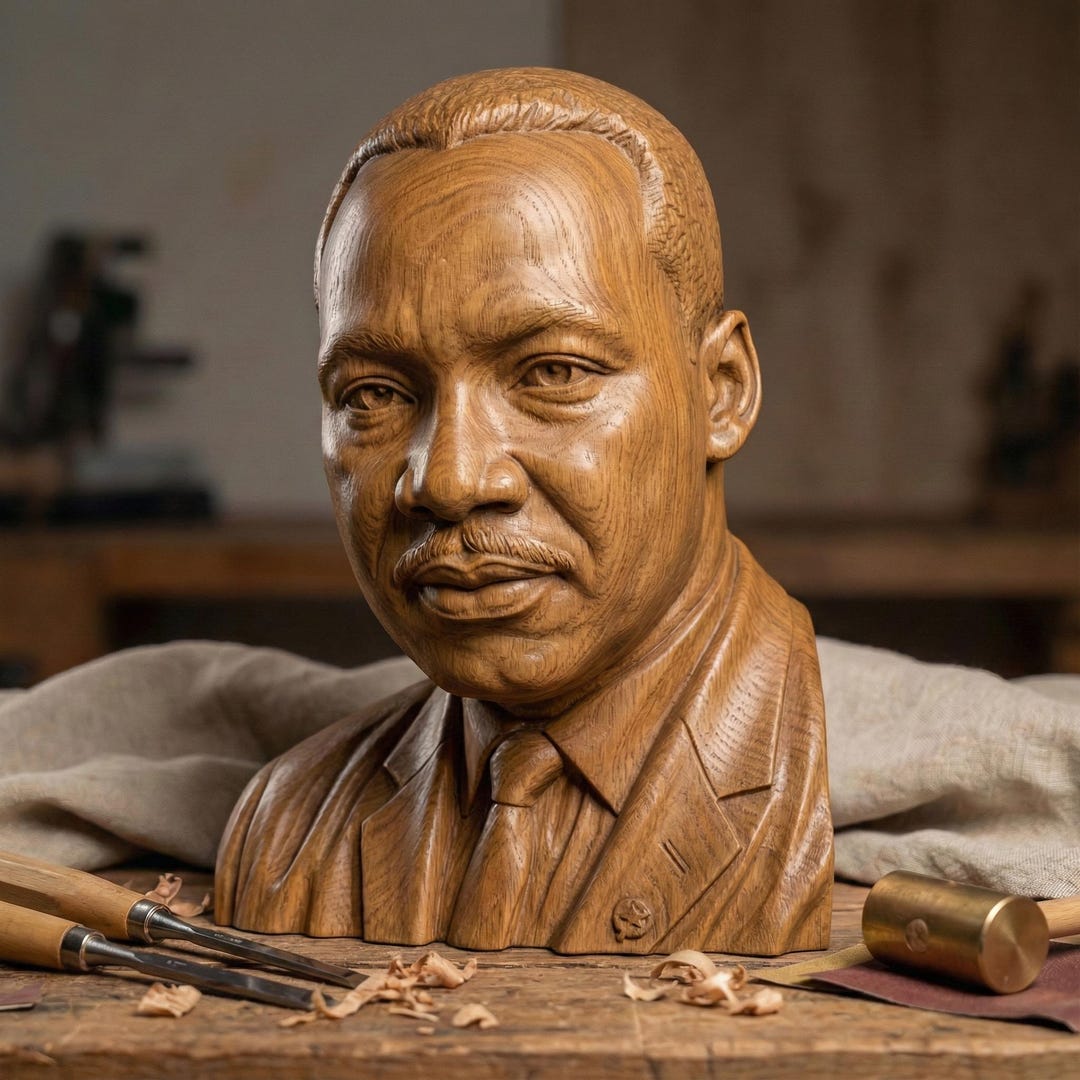 Martin Luther King: STL 3D Model | America 250 | CNC & 3D Print ...