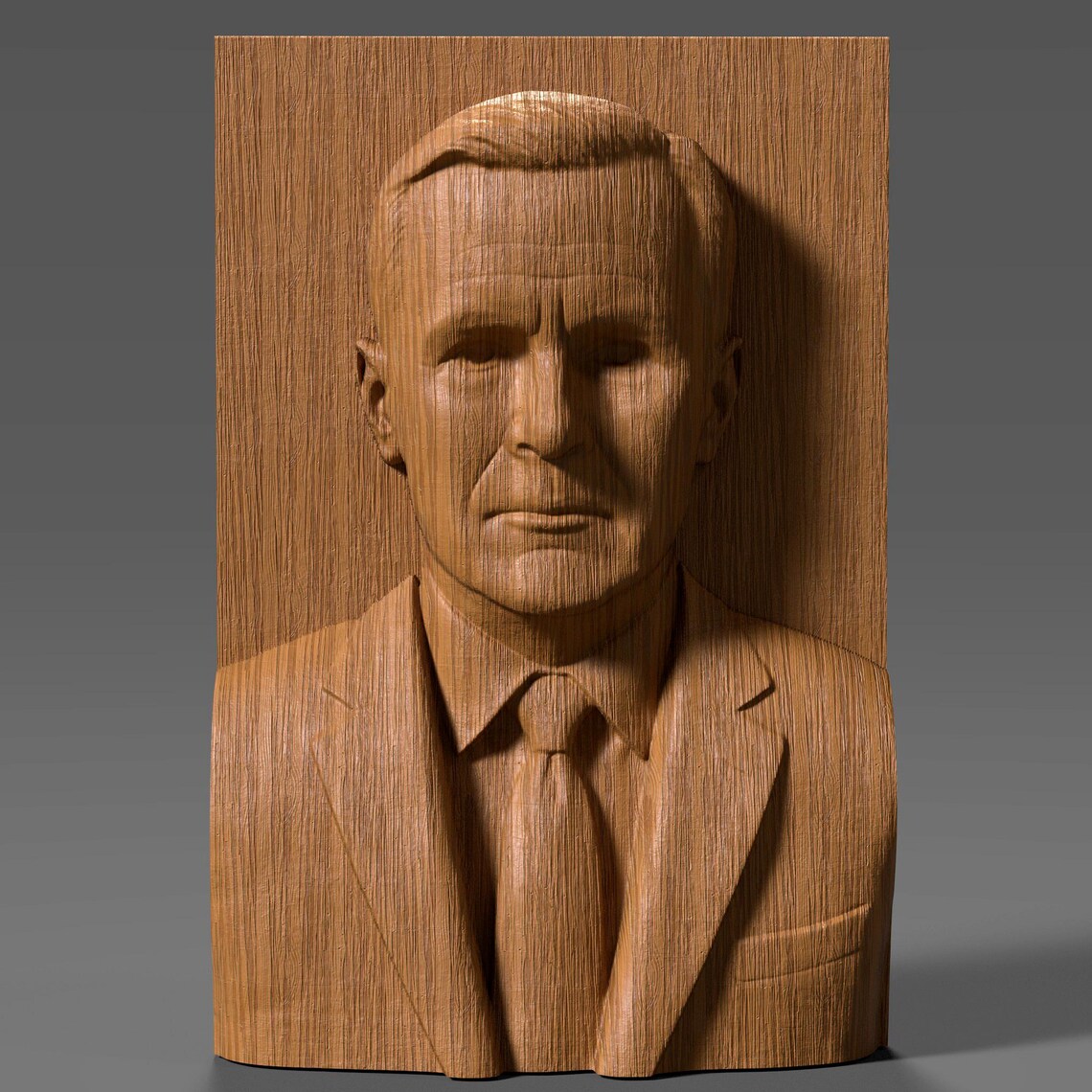 Mark Carney Portrait Relief: 3D STL File for CNC, Laser, 3D Printing - Etsy