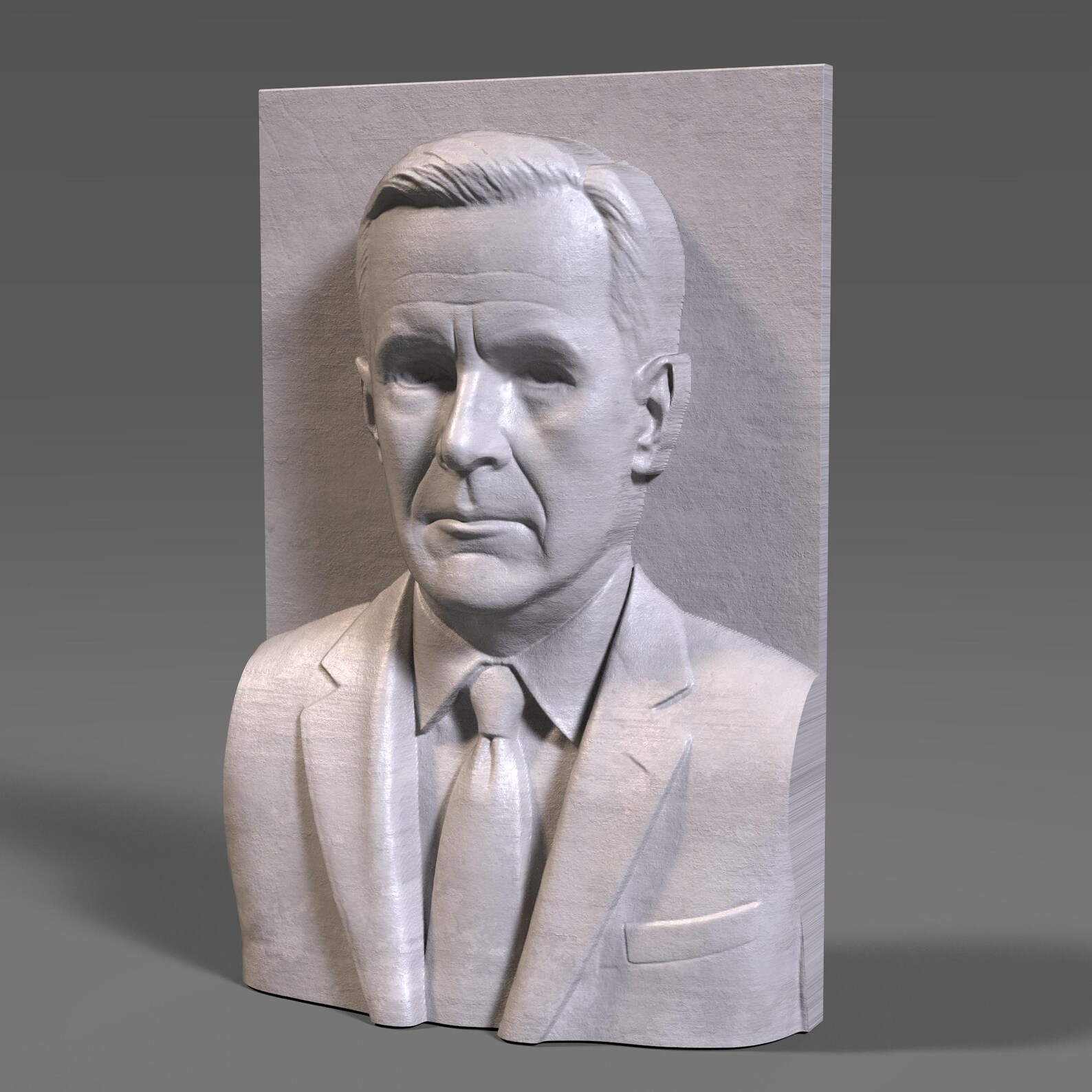 Mark Carney Portrait Relief: 3D STL File for CNC, Laser, 3D Printing - Etsy