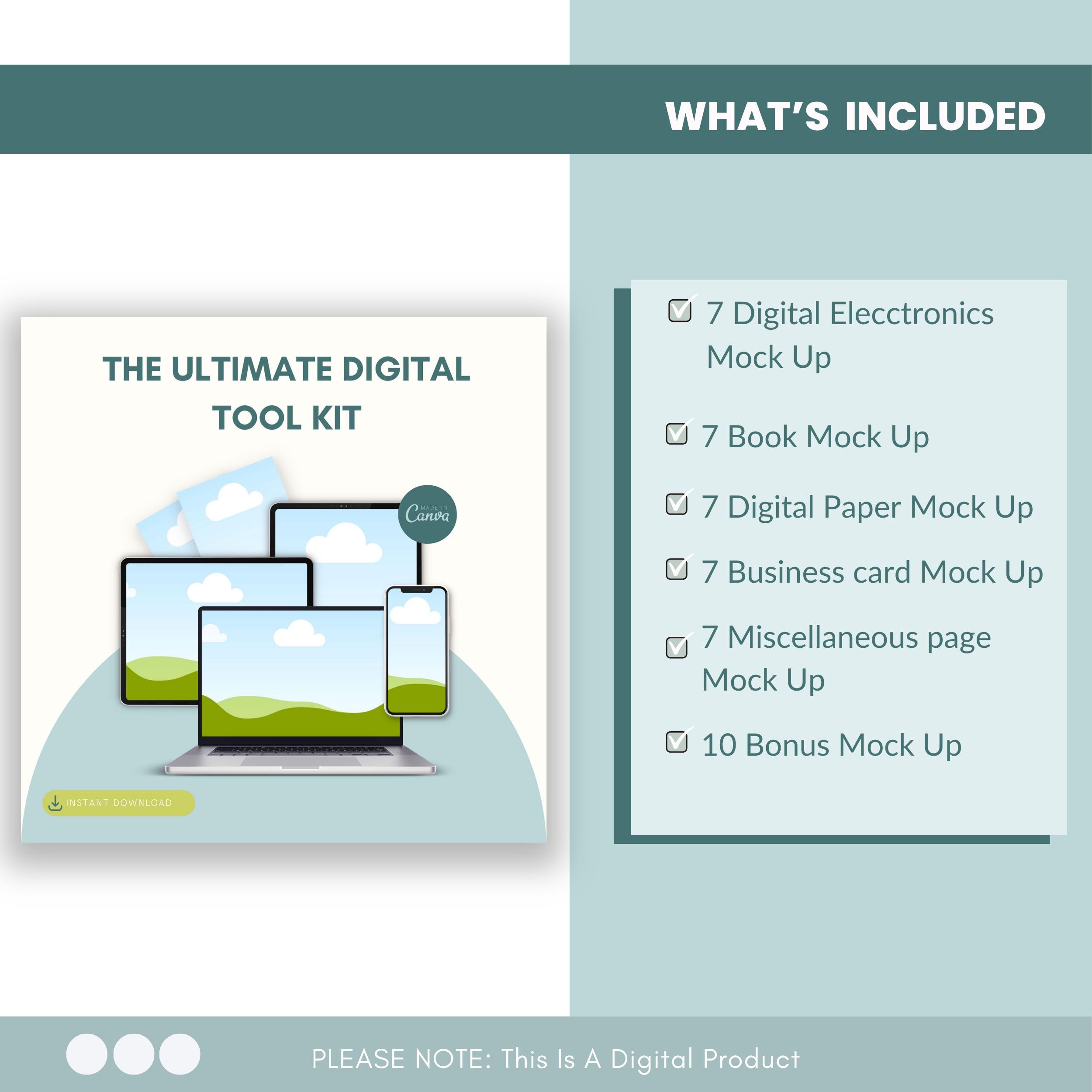 Etsy Shop Mockup Templates | 45 Digital Product Listing Designs | E ...