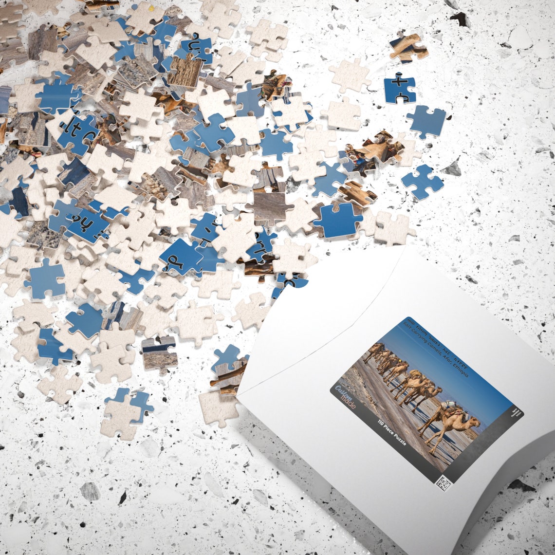 Afar Camels Puzzle, Ethiopia Puzzle, Habesha Kids Puzzle, Birthday ...