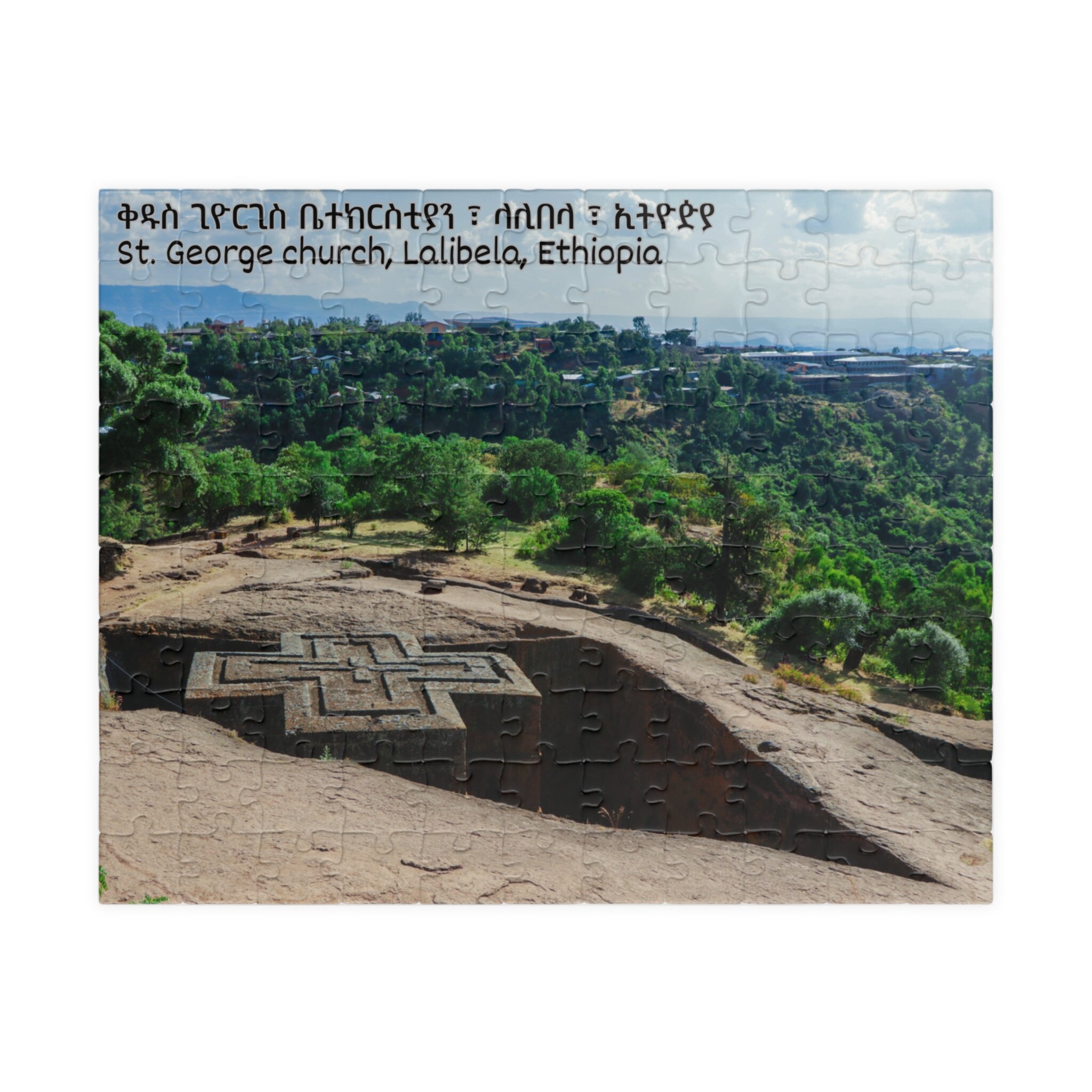 Lalibela Puzzle, Ethiopian Historic Site Puzzle, Kids and Families ...