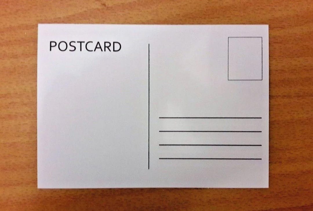Pack of 12 Plain White Blank Postcards A6 - 300gsm - Etsy