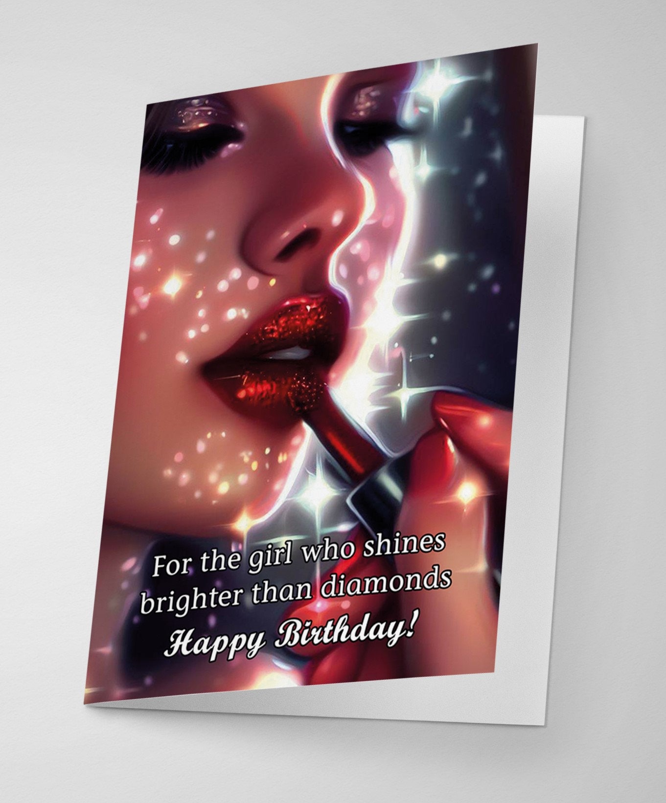 Chic & Glamorous: Birthday Card for the Beauty-loving Girl Who Enjoys ...