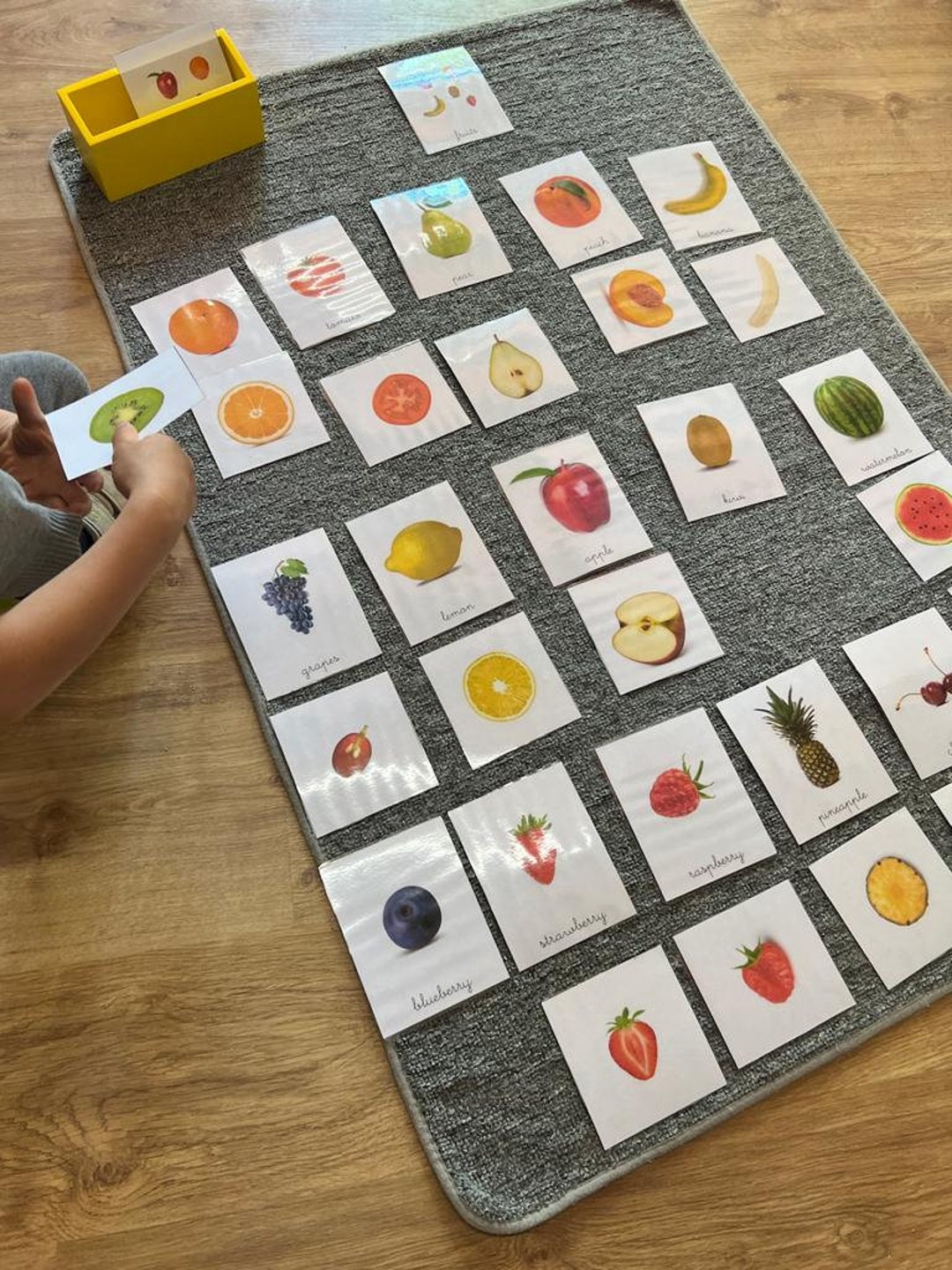 Montessori Fruit Sorting Cards - Etsy