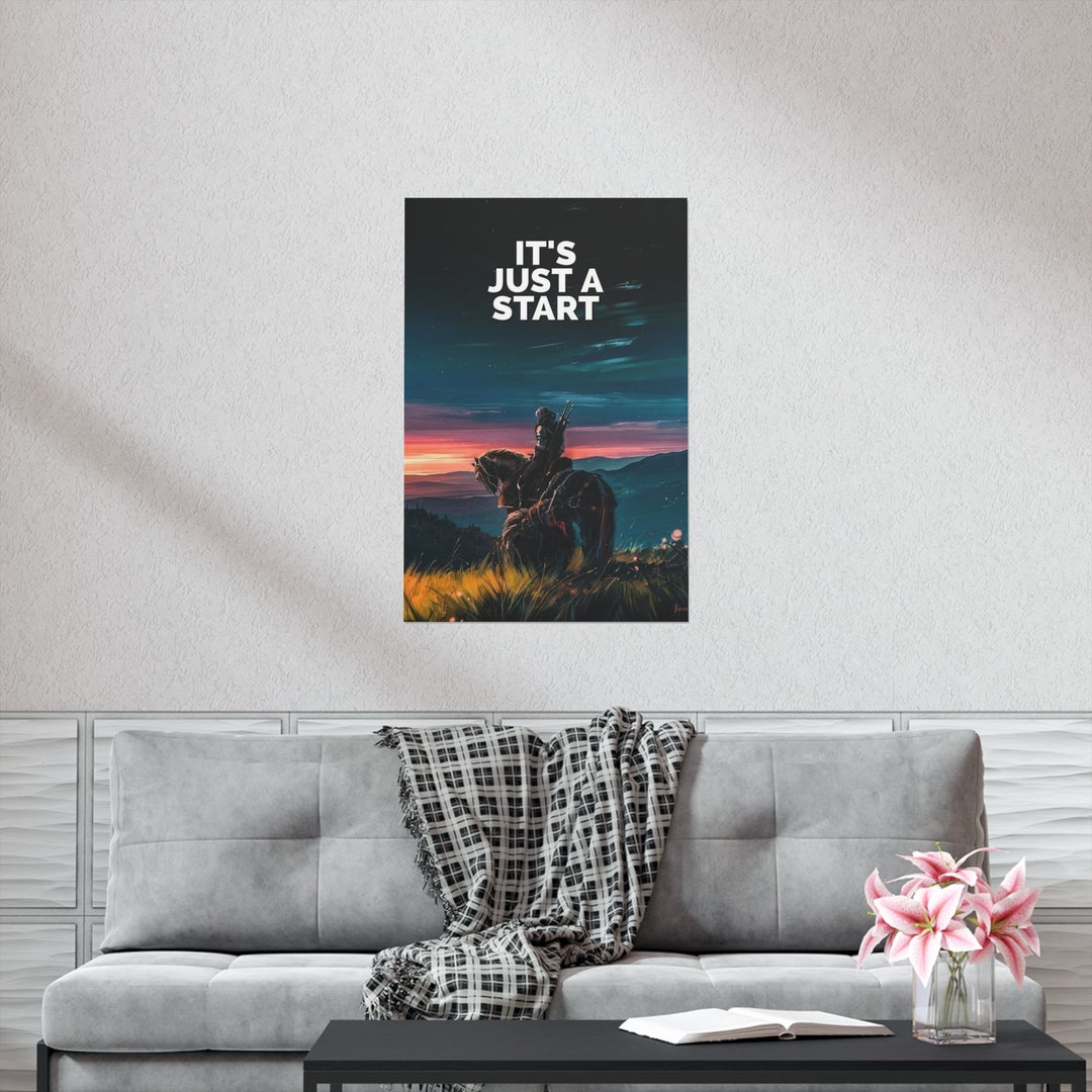 The Witcher, Gaming Poster, Custom Desk Mat, Geralt, Witcher 3, Witcher ...