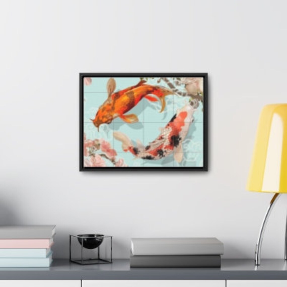 Stunning Wall Art Koi Fish Print Japanese Modern Home - Etsy
