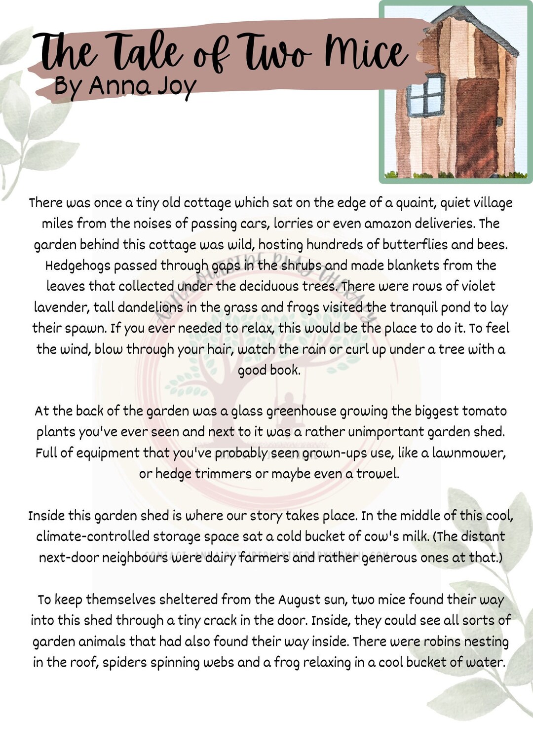 A Tale of Two Mice A Therapeutic Story About Determination and ...