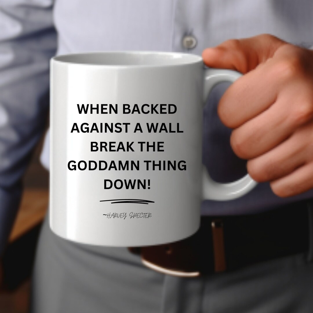 Harvey Specter Mug, Suits Tv Show, Suits Mug, Harvey Specter, Louis ...