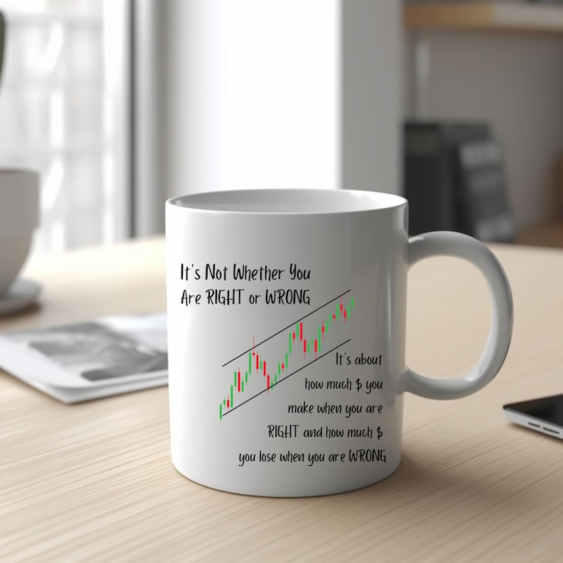 Stock Market Money Mug, Stock Trader Gift, Stock Trader Mug, Stock ...