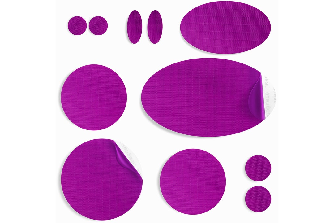 Repair Patches for Puffer Jackets DARK PURPLE, 11 Pcs Self-adhesive ...