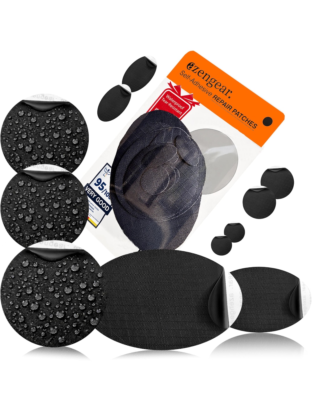 Down Jacket Repair Patches - Self-adhesive, Pre-cut, Waterproof, Tear ...