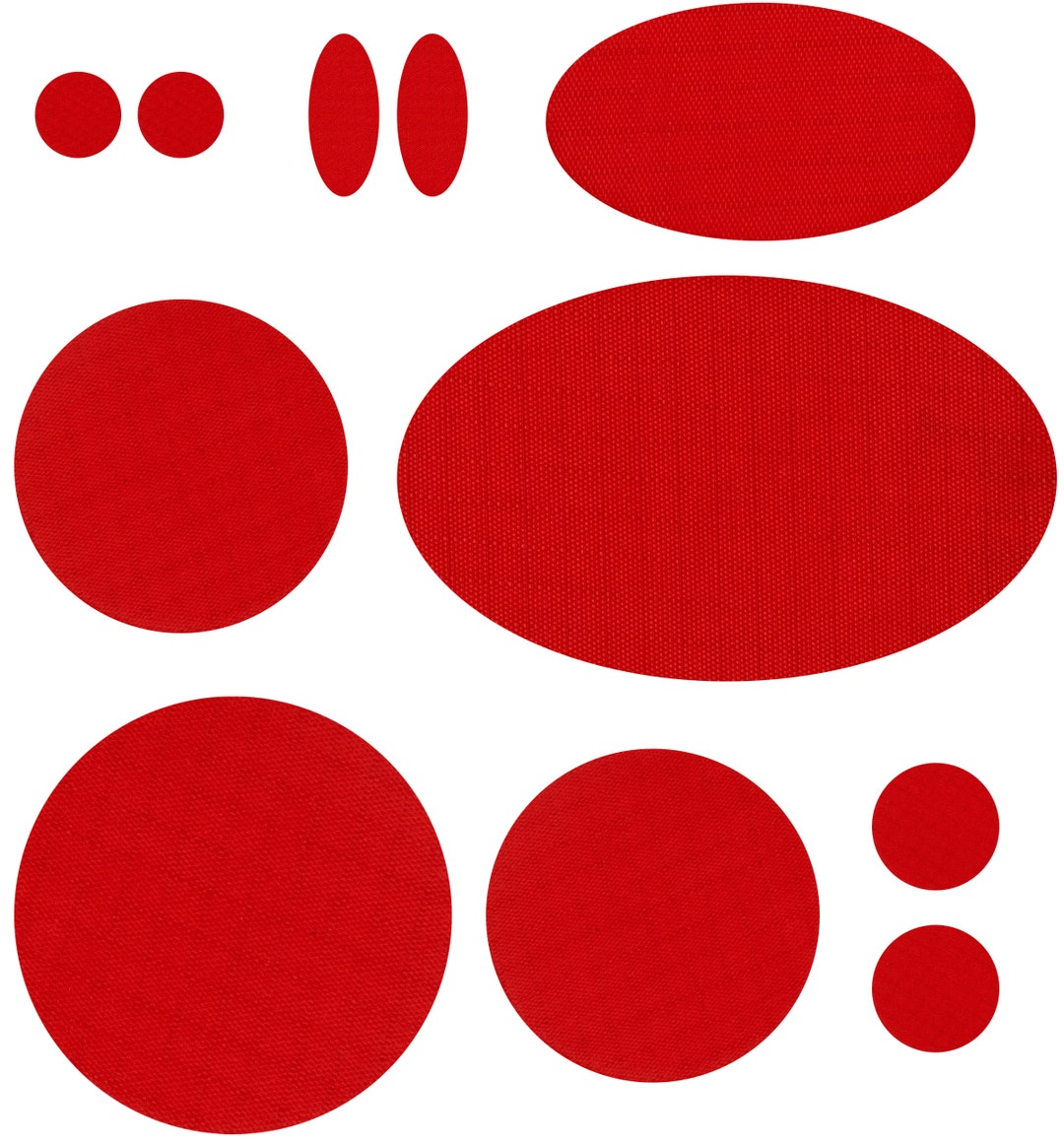 Puffer Jacket Repair Patches RED 11 Pieces Self-adhesive - Etsy