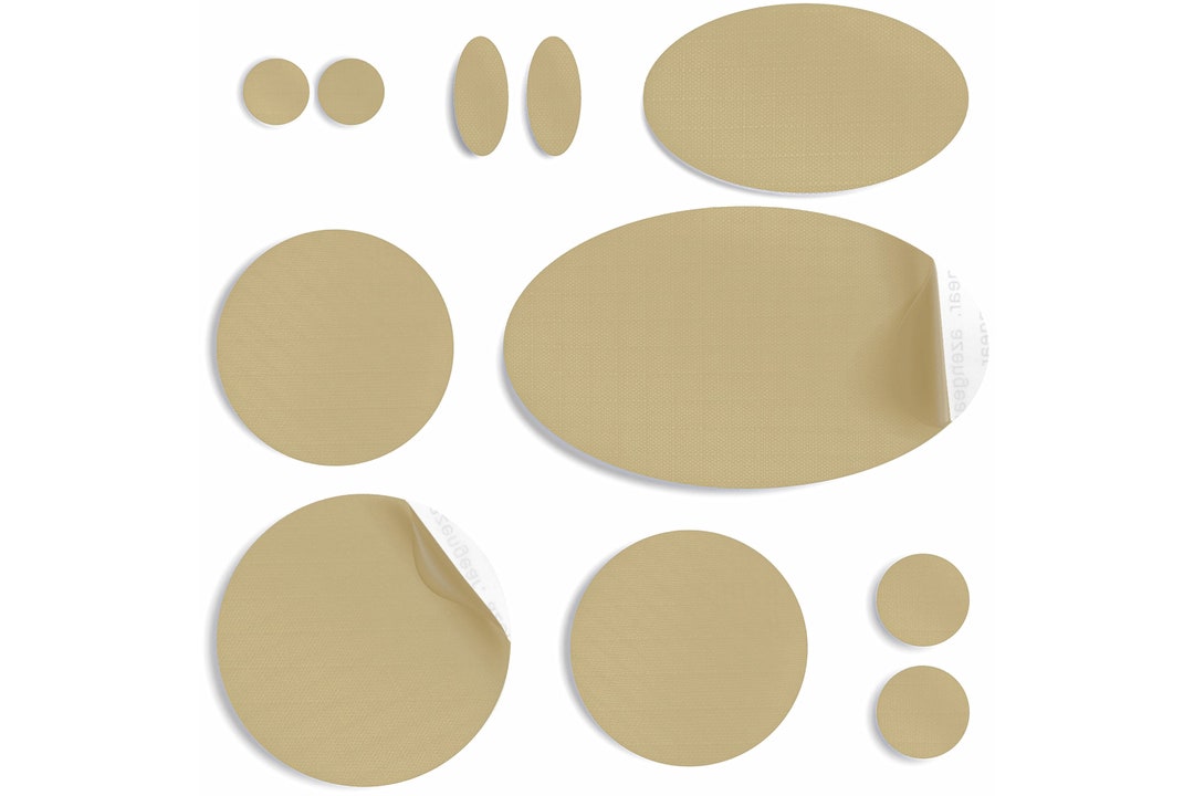 Repair Patches for Puffer Jackets (BEIGE, 11 Pieces) Self-adhesive ...
