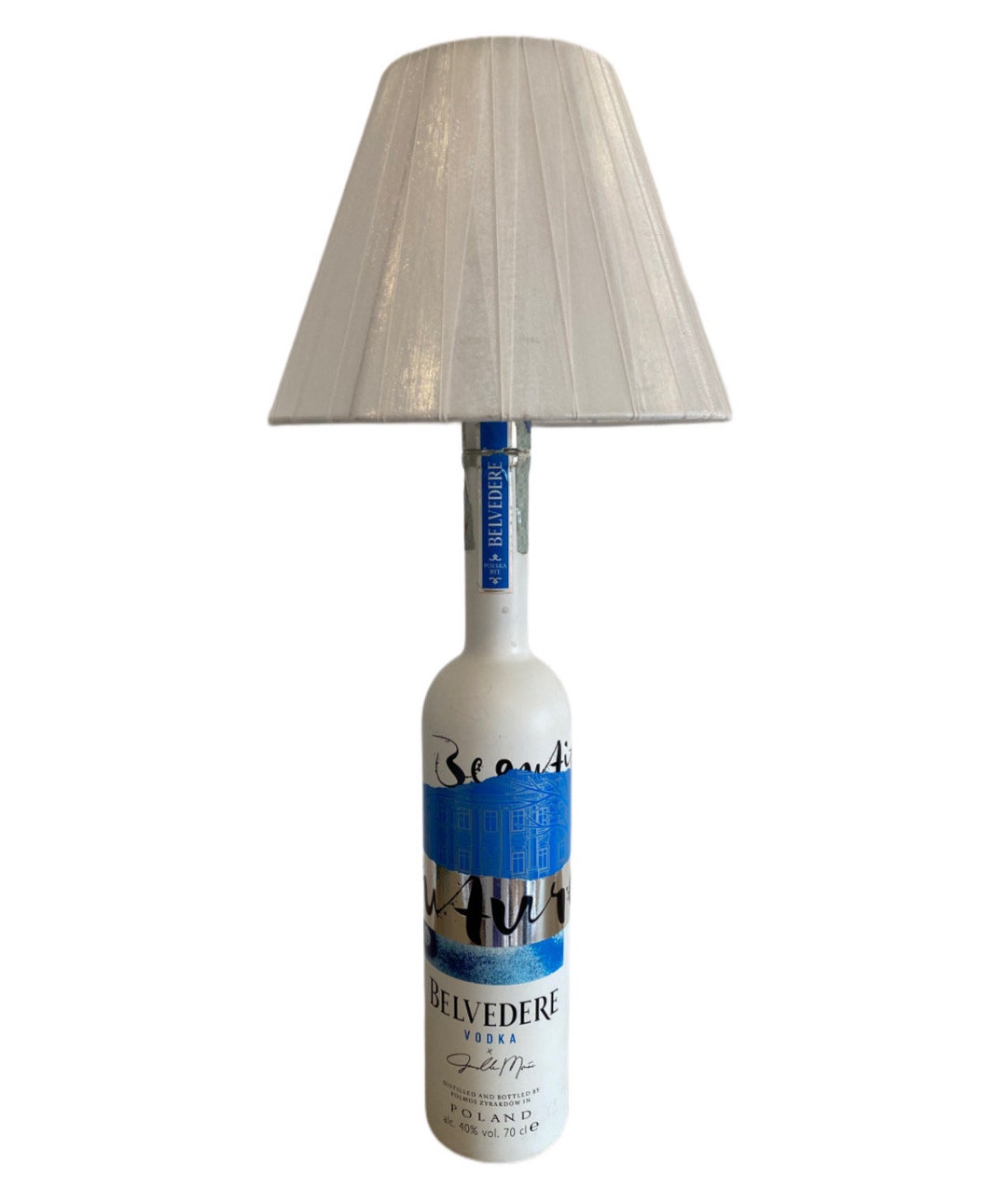 Handmade Belvedere Vodka Lamp, Vodka Lamp Gift Idea, Belvedere Vodka ...