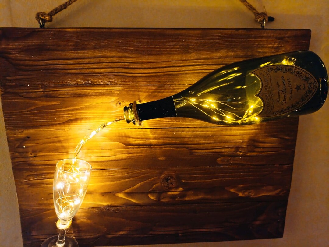 Dom Pèrignon Vintage Handcrafted Painting - Etsy