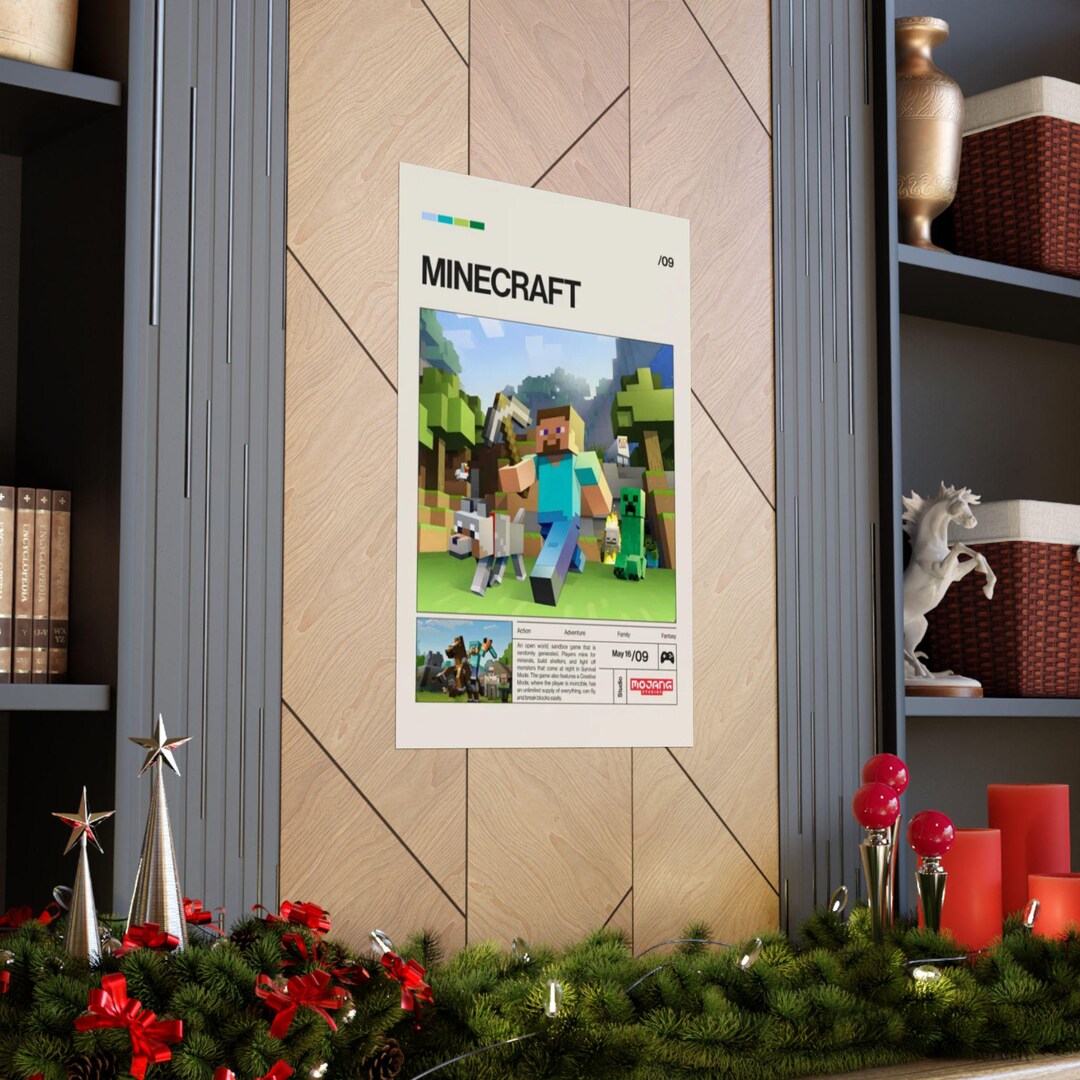 Minecraft Informative Themed Matte Vertical Posters - Etsy