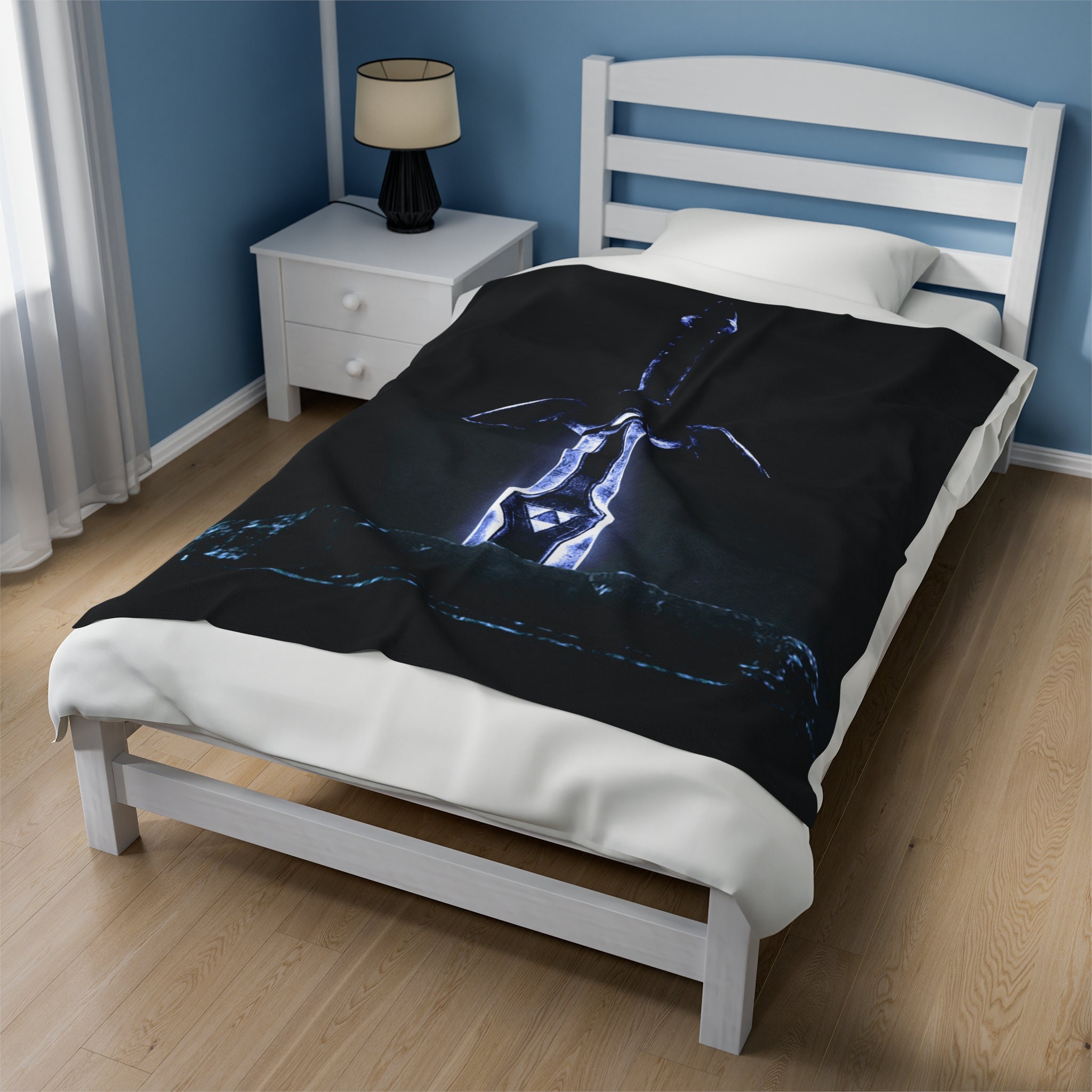 Dark Sword Themed Velveteen Plush Blanket - Etsy