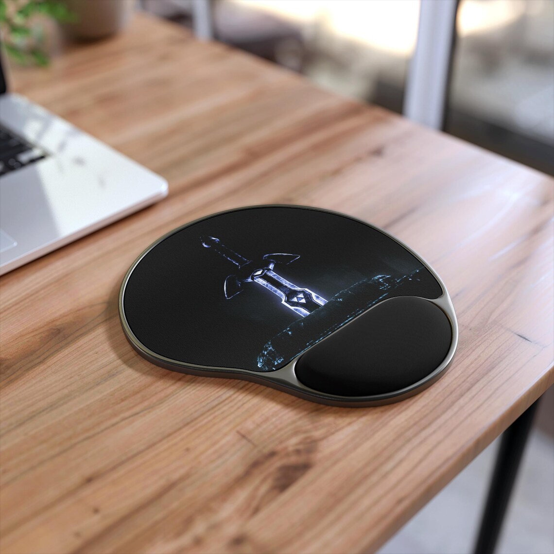 Dark Sword Themed Mouse Pad With Wrist Rest - Etsy