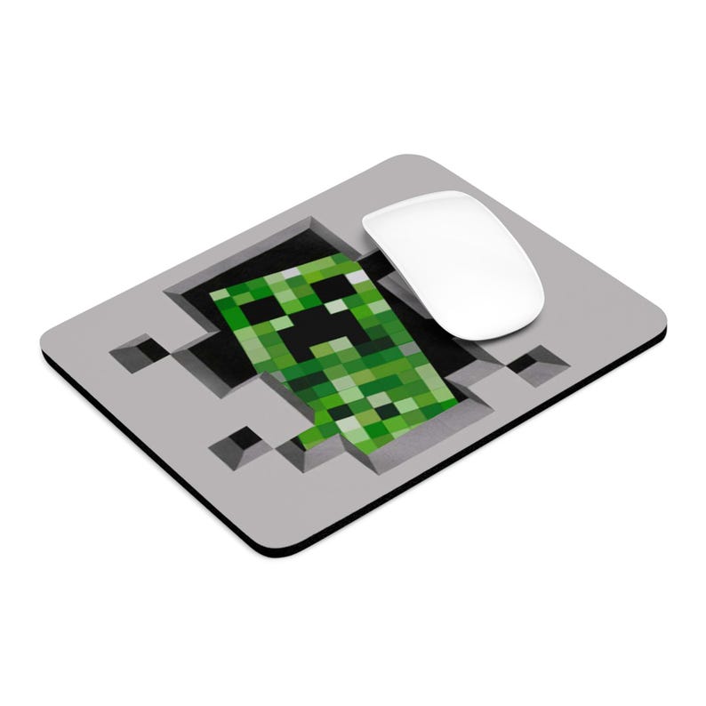 Peeking Creeper Themed Mouse Pad - Etsy