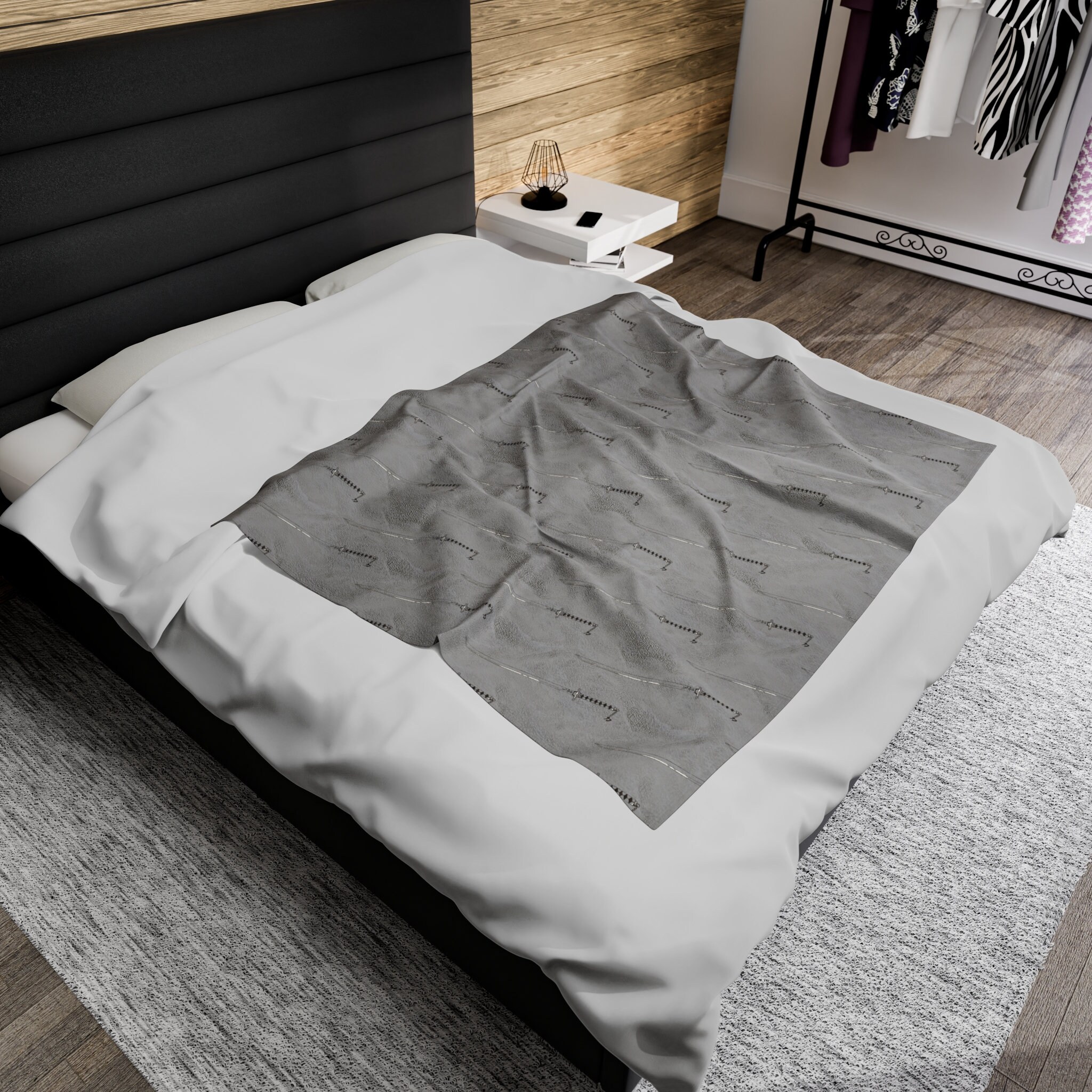 Katana japanese Sword Themed Velveteen Plush Blanket - Etsy