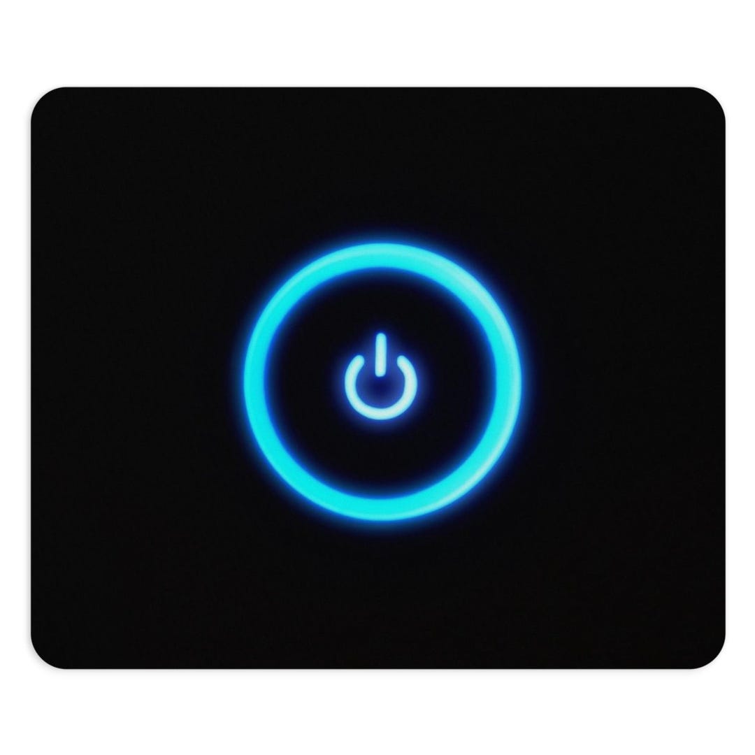 Power Button Themed Mouse Pad - Etsy