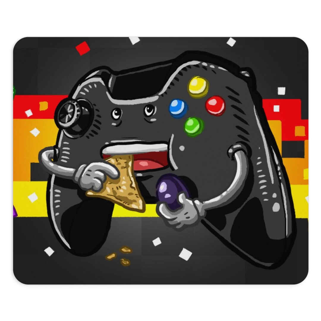 Eating Controller Themed Mouse Pad - Etsy