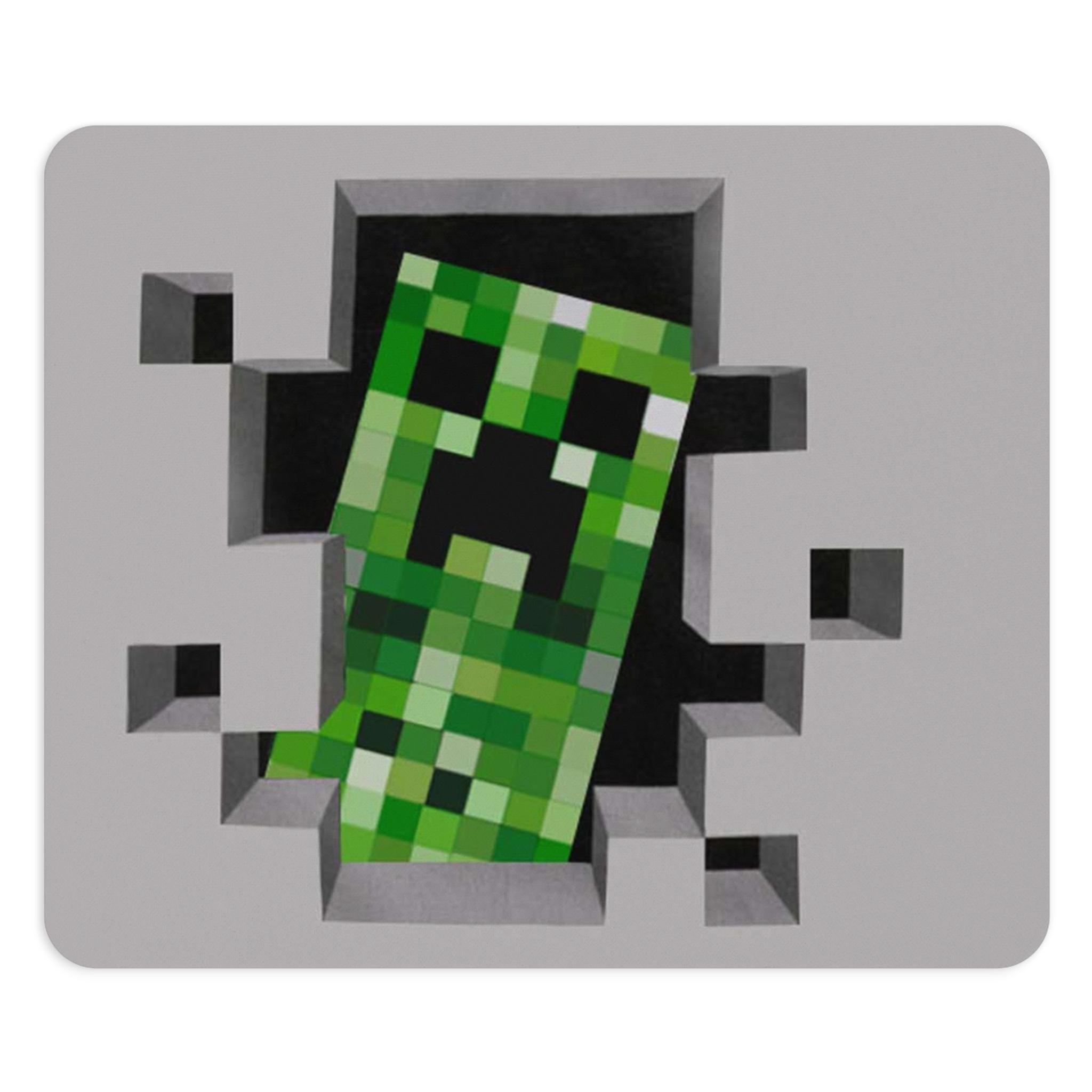 Peeking Creeper Themed Mouse Pad - Etsy