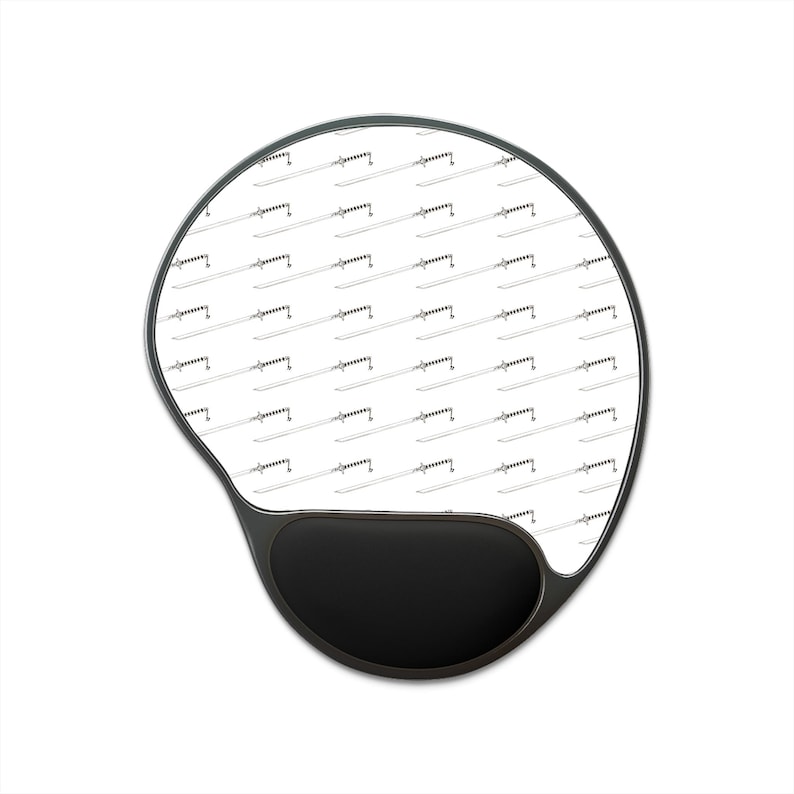 Katana (japanese Sword) Themed Mouse Pad With Wrist Rest - Etsy