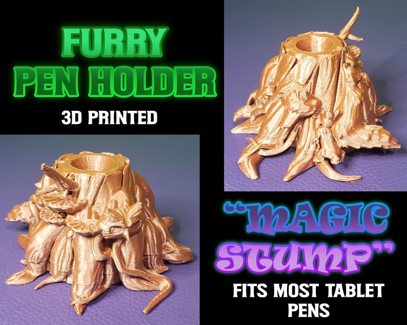 FURRY Pen Holder magic Stump - Etsy