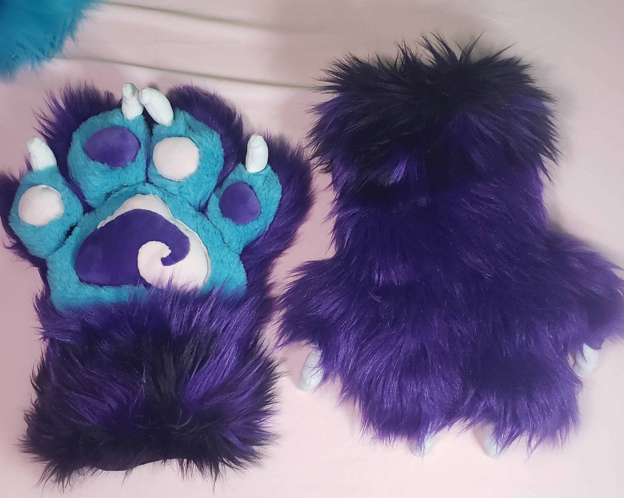 Fursuit Mini-partial rabbit SUPER LONG EARS and Magnetic Teeth - Etsy