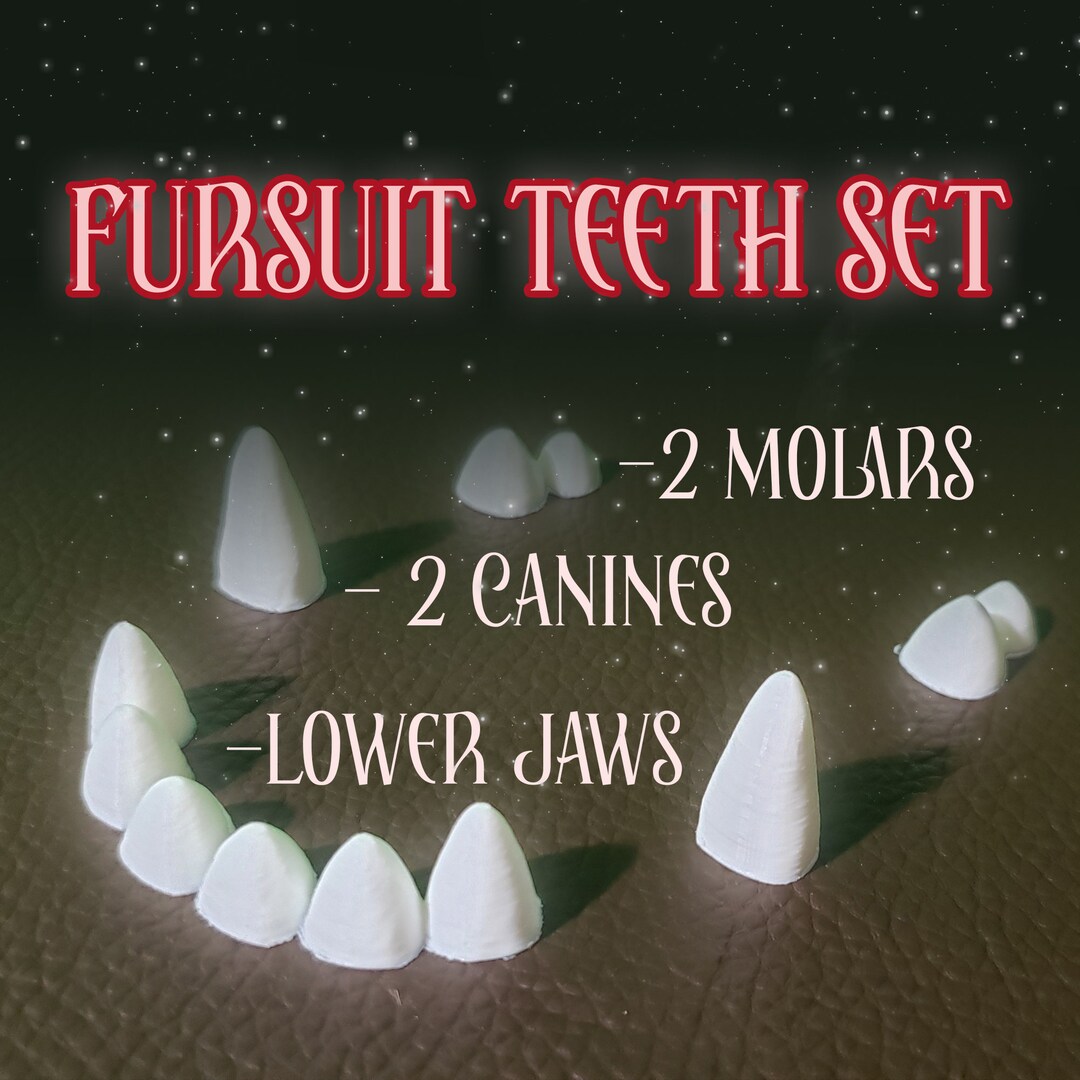 Fursuit Teeth Set - Etsy
