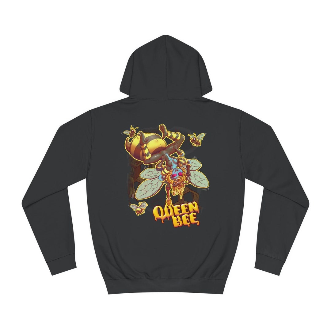 Queen Bee Unisex College Hoodie, Sexy Honey Bee Fursona Pinup Style ...