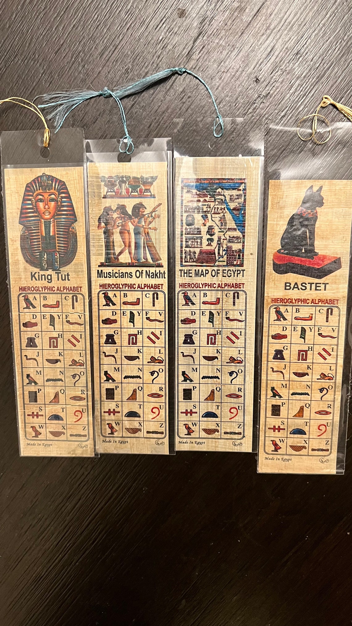 Pharaonic Ancient Egyptian Bookmarks - Handmade in Egypt on Papyrus ...