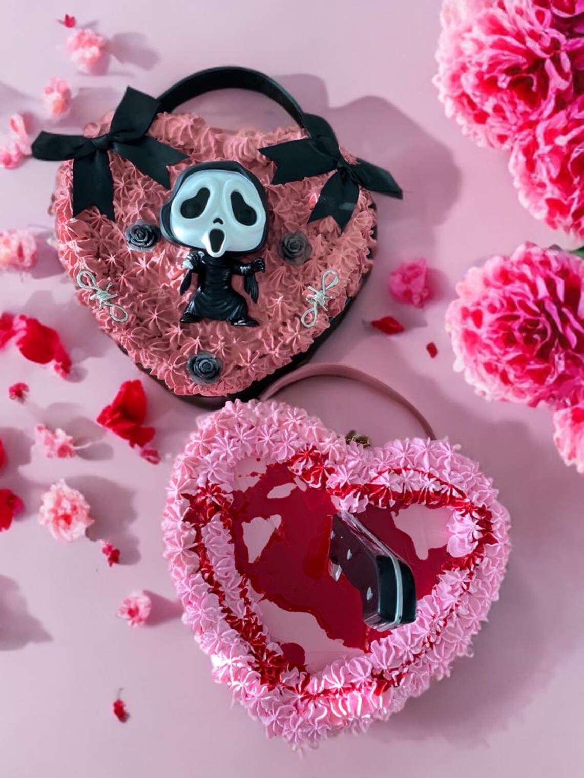 Stabbed Through the Heart Cake Purse in Pink - Etsy