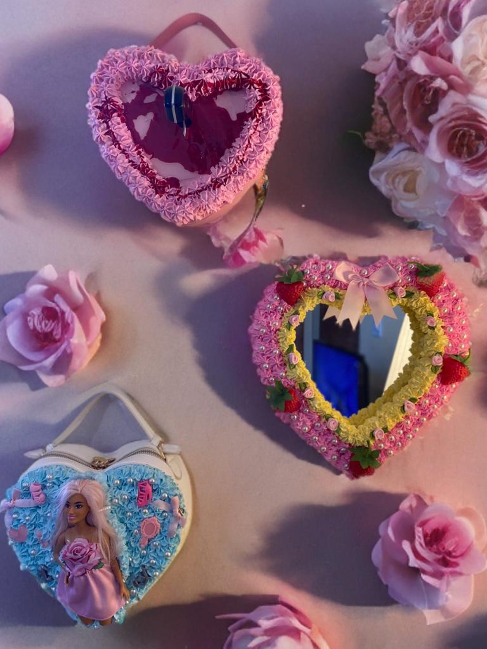 Stabbed Through the Heart Cake Purse in Pink - Etsy