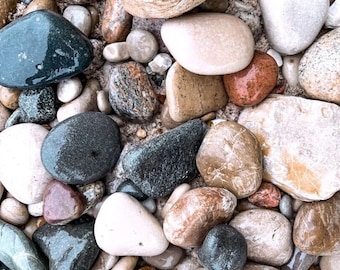 Polished Great Lakes Stones (1lb), Assorted Polished Rocks, Lake ...