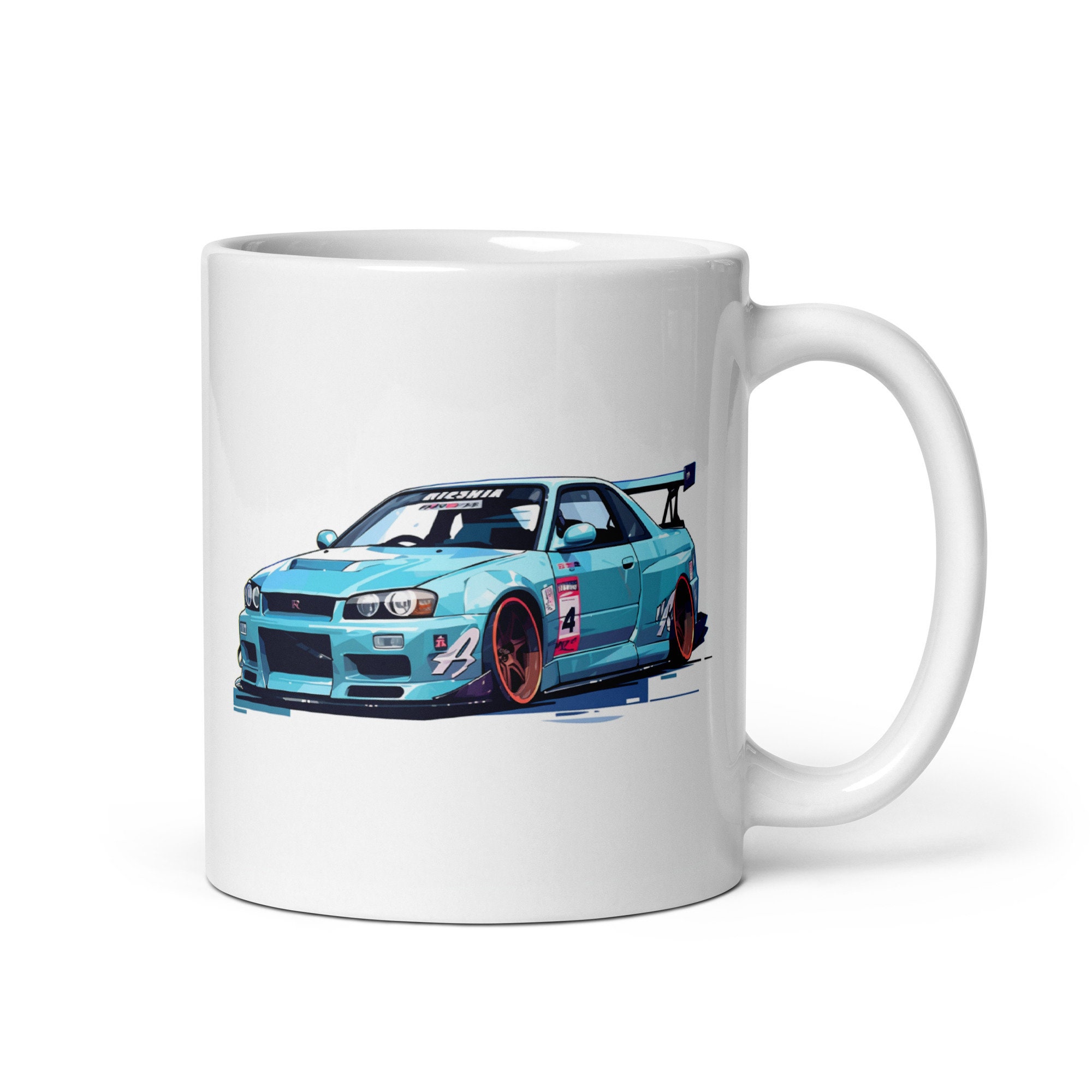 Nissan Skyline Mug R34 GTR JDM Car Car Gifts GT-R Gift - Etsy